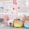 Suitcase Set - Rainbow Print - By Meri-Meri - Pinks & Green